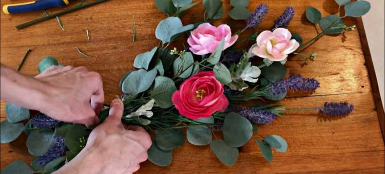 How to Make a Floral Swag for A Wedding? - Christy V & Co